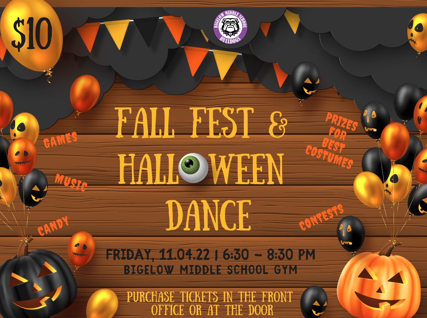 Volunteer for Bigelow All Students Fall Fest & Halloween Dance, Friday ...