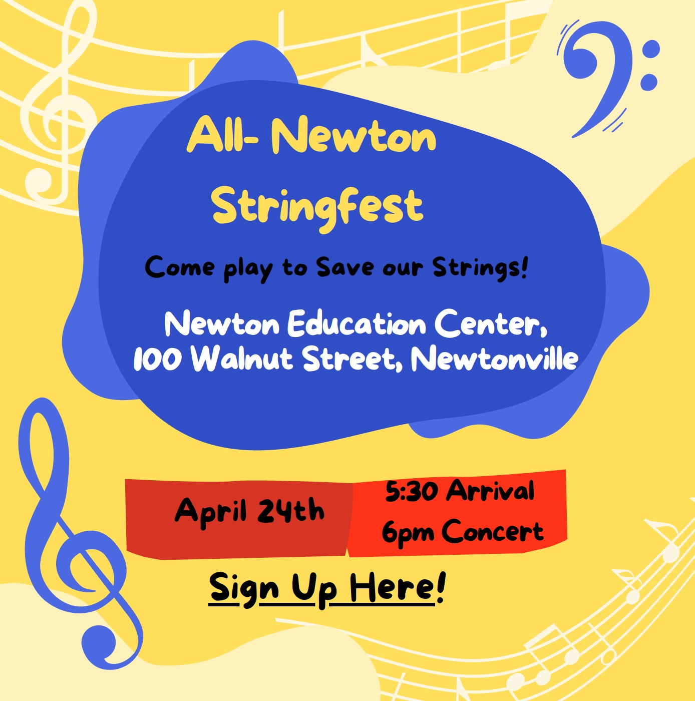 All-Newton Stringfest! Monday April 24th | Bigelow PTO