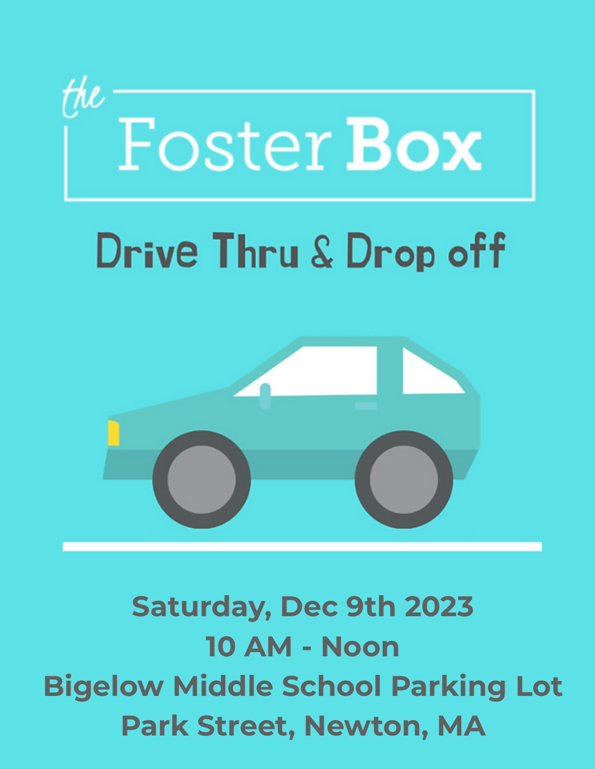 Foster Box Collection Drive | Bigelow PTO