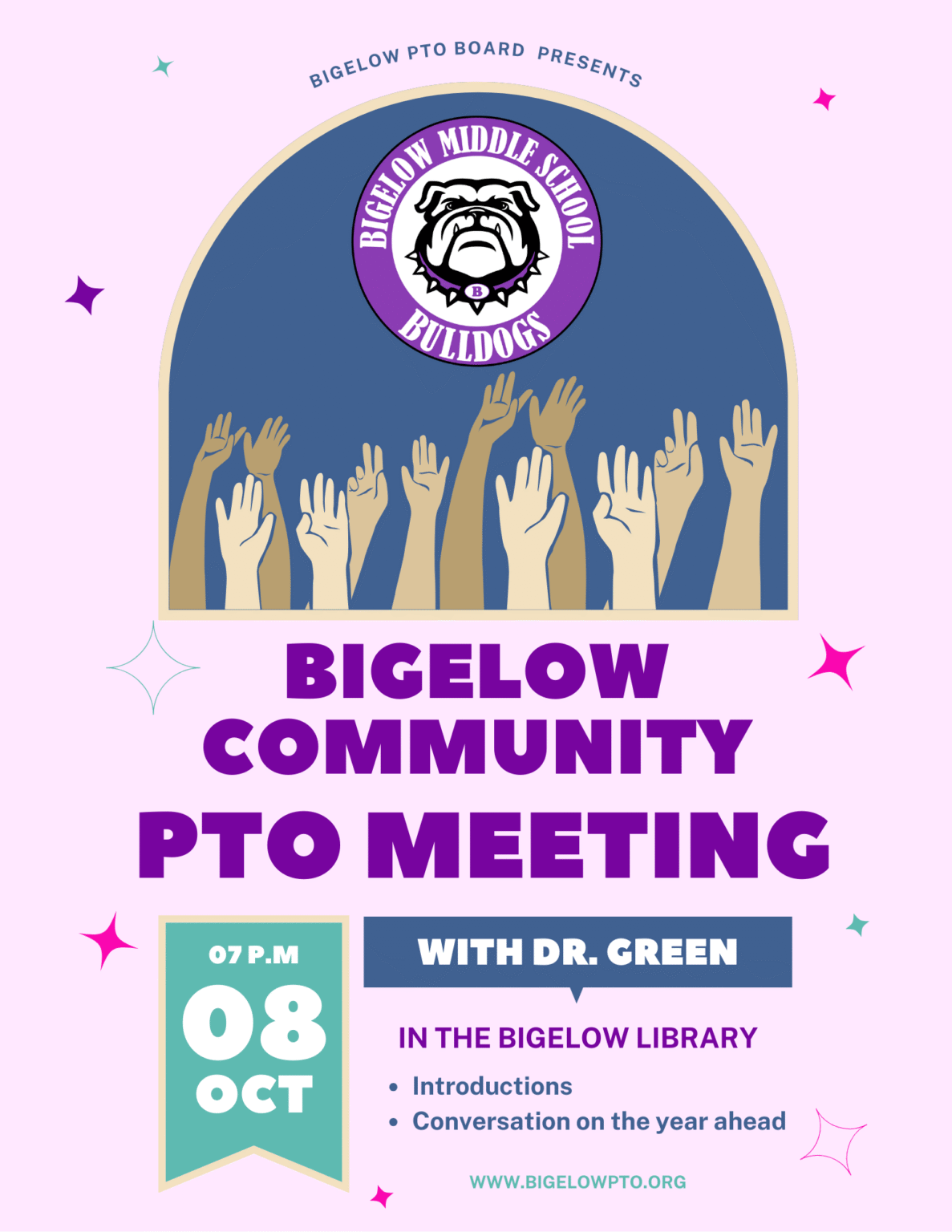 You’re Invited: First Bigelow Community PTO Meeting October 8th, 7pm ...